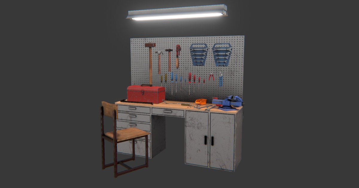 Workbench Pack | 3D Props | Unity Asset Store