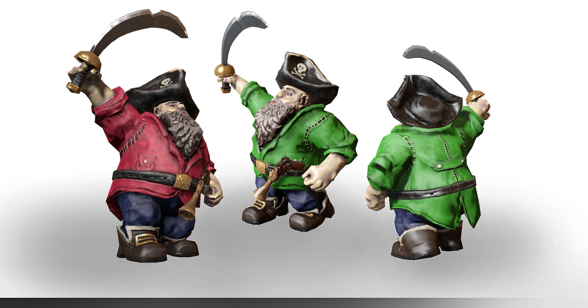 Pirate captain | Characters | Unity Asset Store