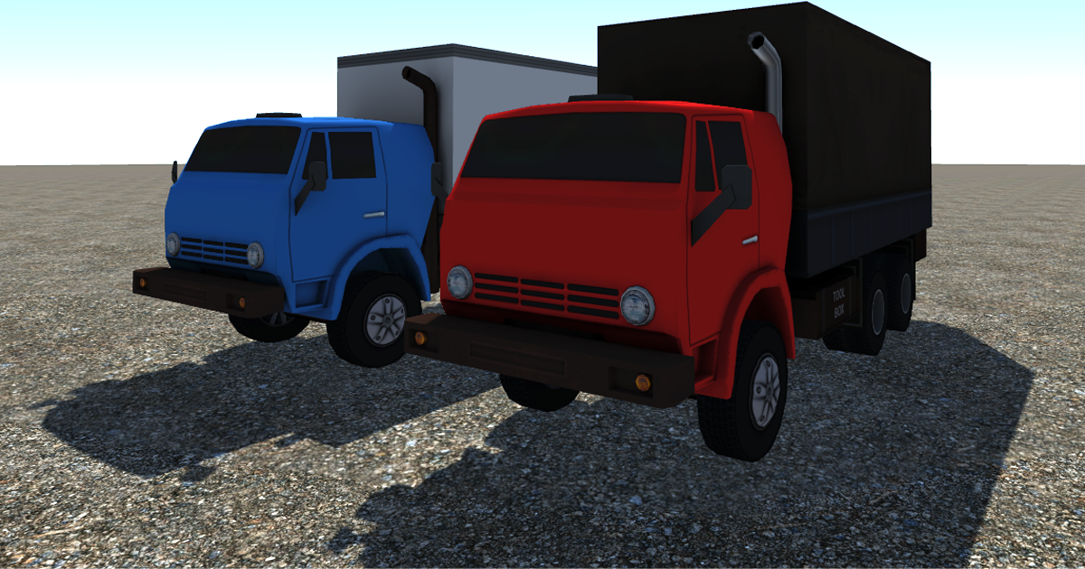Industrial Small Truck Pack - IV | 3D Land | Unity Asset Store