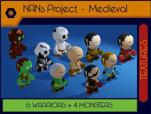 NAN - Common - Medieval Textures | 3D Characters | Unity Asset Store