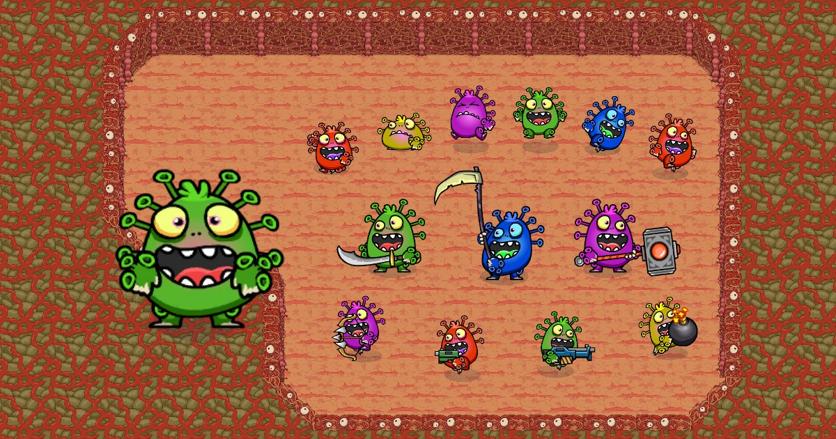 2D Character - Bacteria | 2D Characters | Unity Asset Store