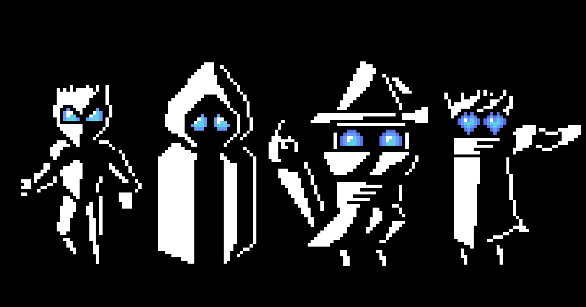 Wizard Lowbit Animated Pixel Art Portraits | 2D Characters | Unity ...