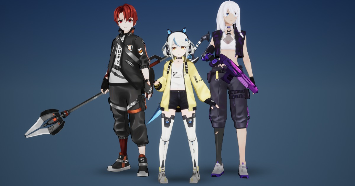 Anime Sci-Fi Pack | Characters | Unity Asset Store