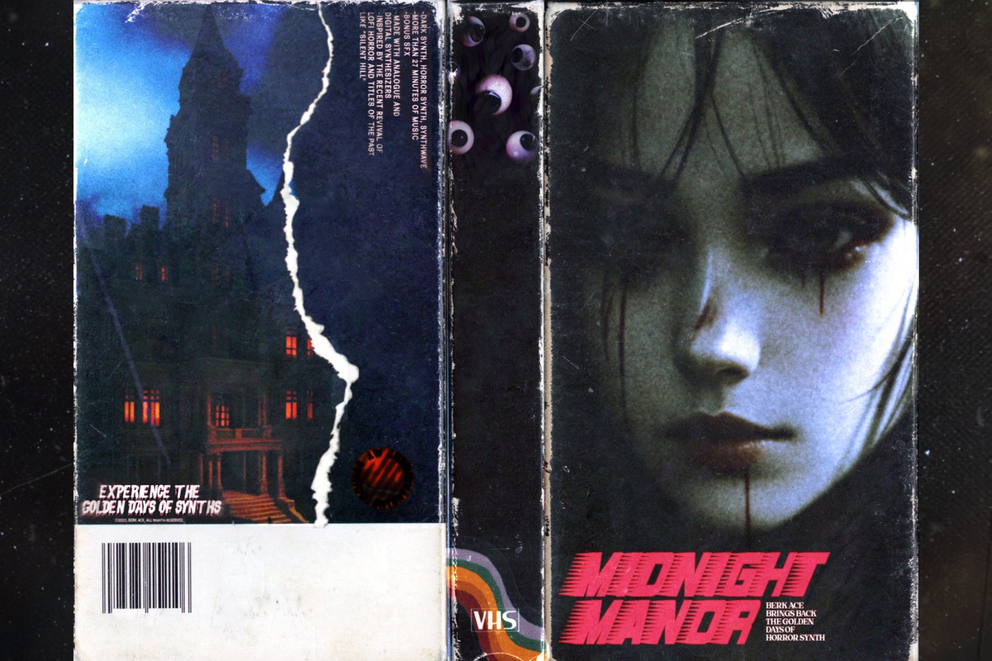 80s/90s Synthwave, Retro Horror Soundtrack - "MIDNIGHT MANOR" | Audio ...