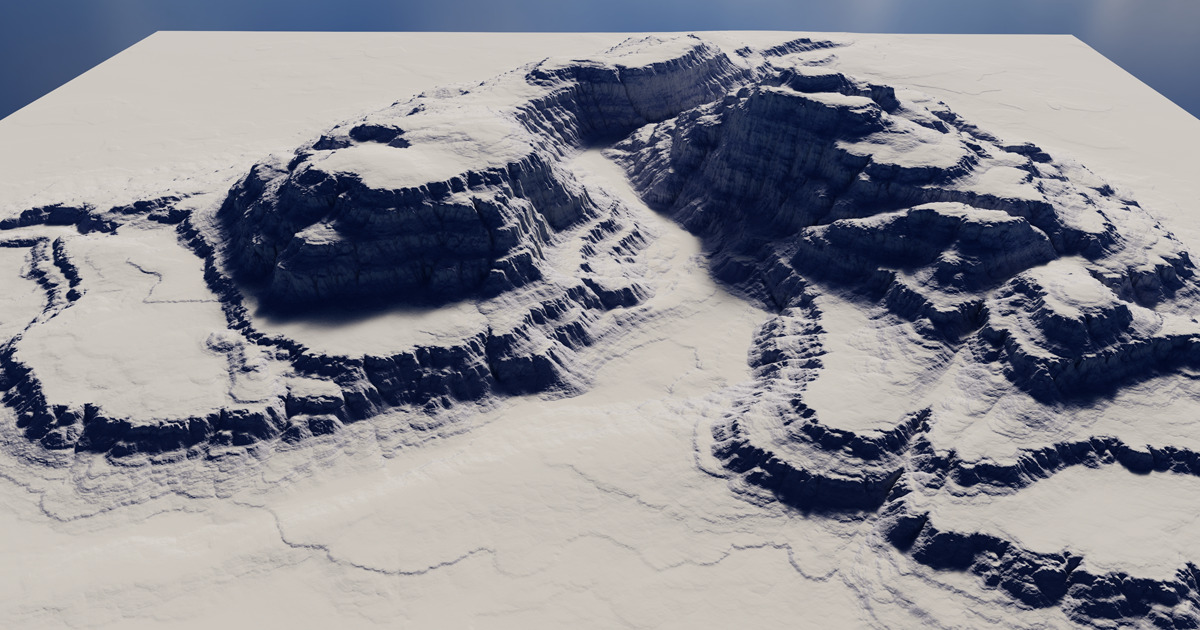 Terraced Canyon Shapes - StampIT! | Terrain | Unity Asset Store