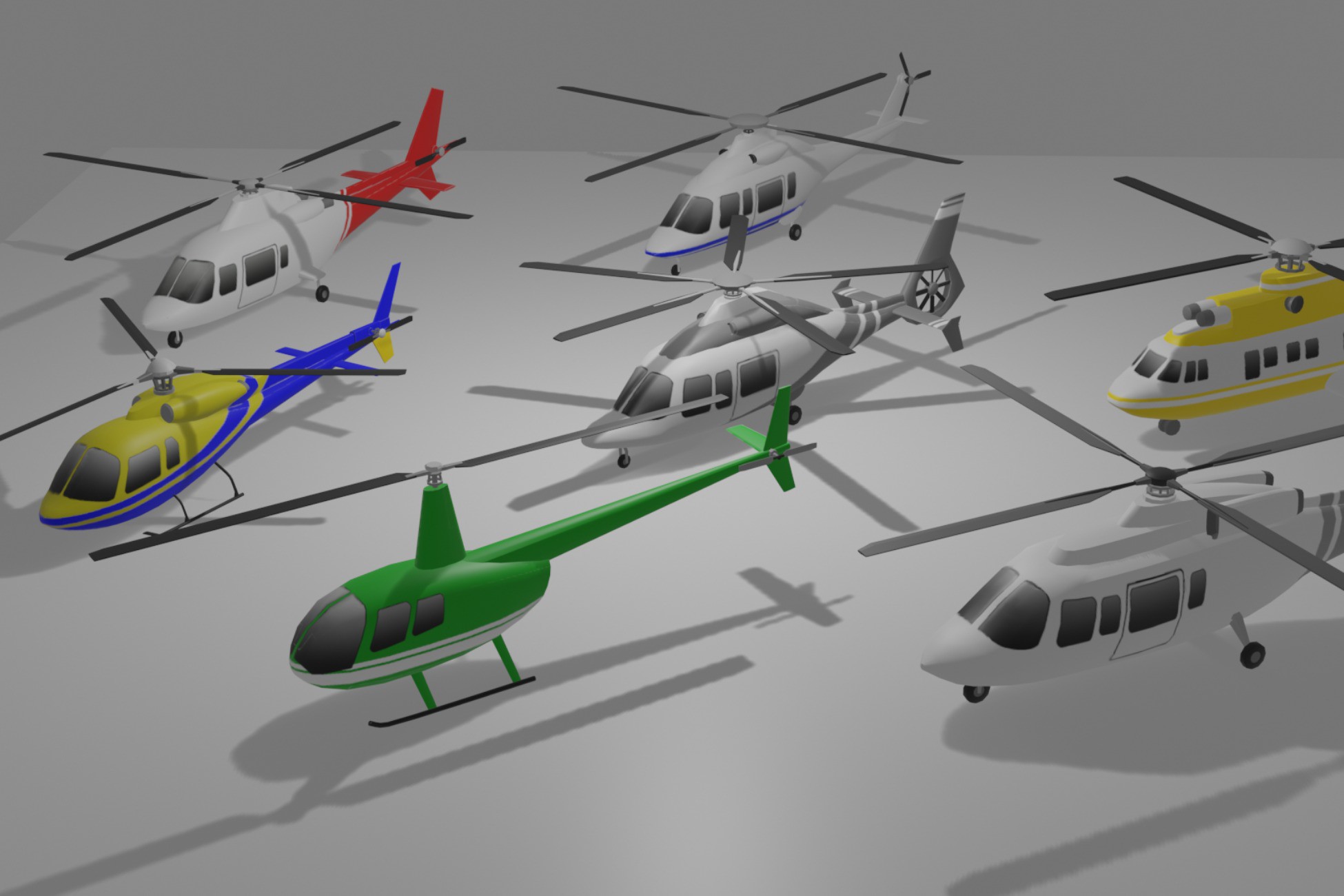 Passenger helicopter pack | 3D Air | Unity Asset Store