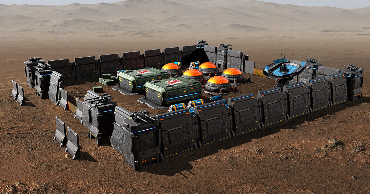 RTS.28 - 09 Modules and Props | 3D Sci-Fi | Unity Asset Store