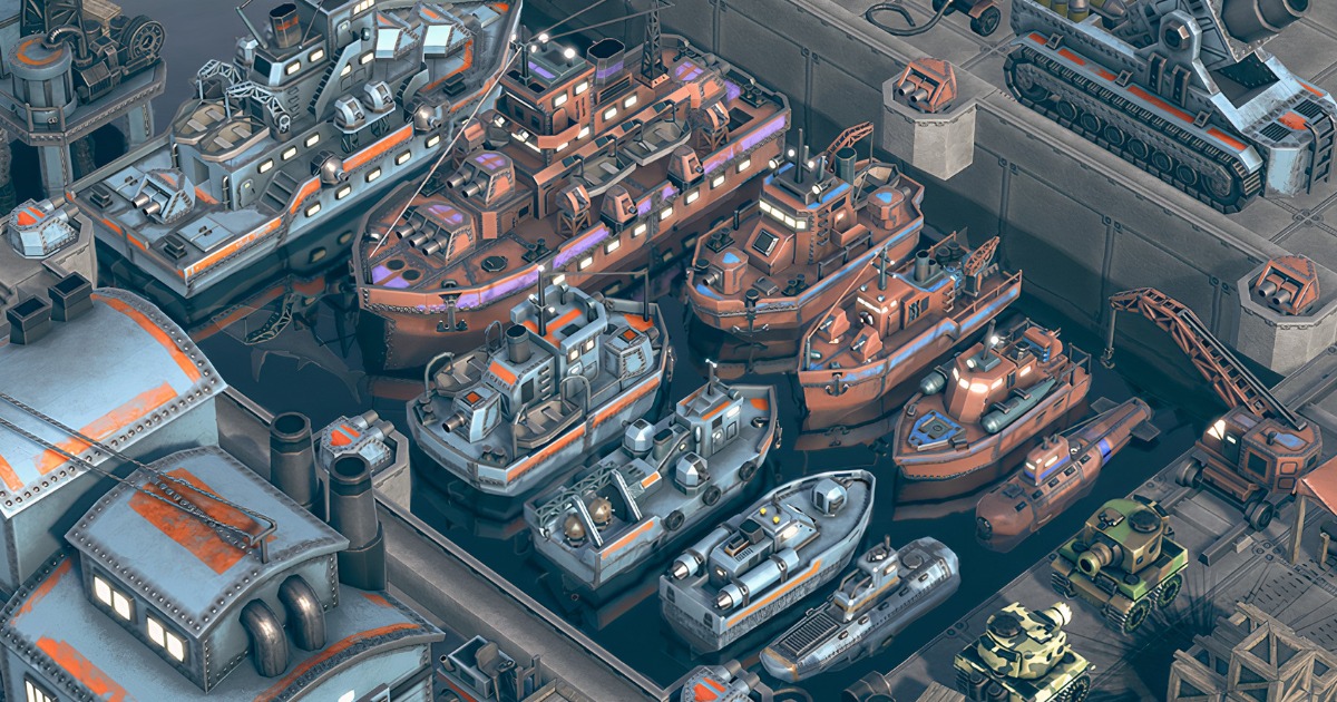 Set of Warships | 3D Sea | Unity Asset Store
