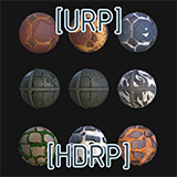 [URP][HDRP] Pack Stylized Texture 5