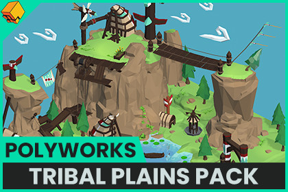 Low Poly Tribal Plains Pack - Polyworks | Unity AssetStore概要 优惠信息 beta