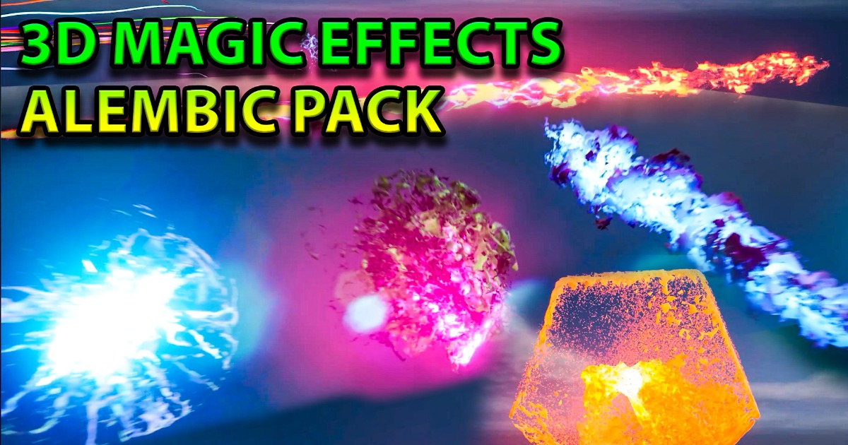3D Alembic Magic Effects Pack | Spells | Unity Asset Store