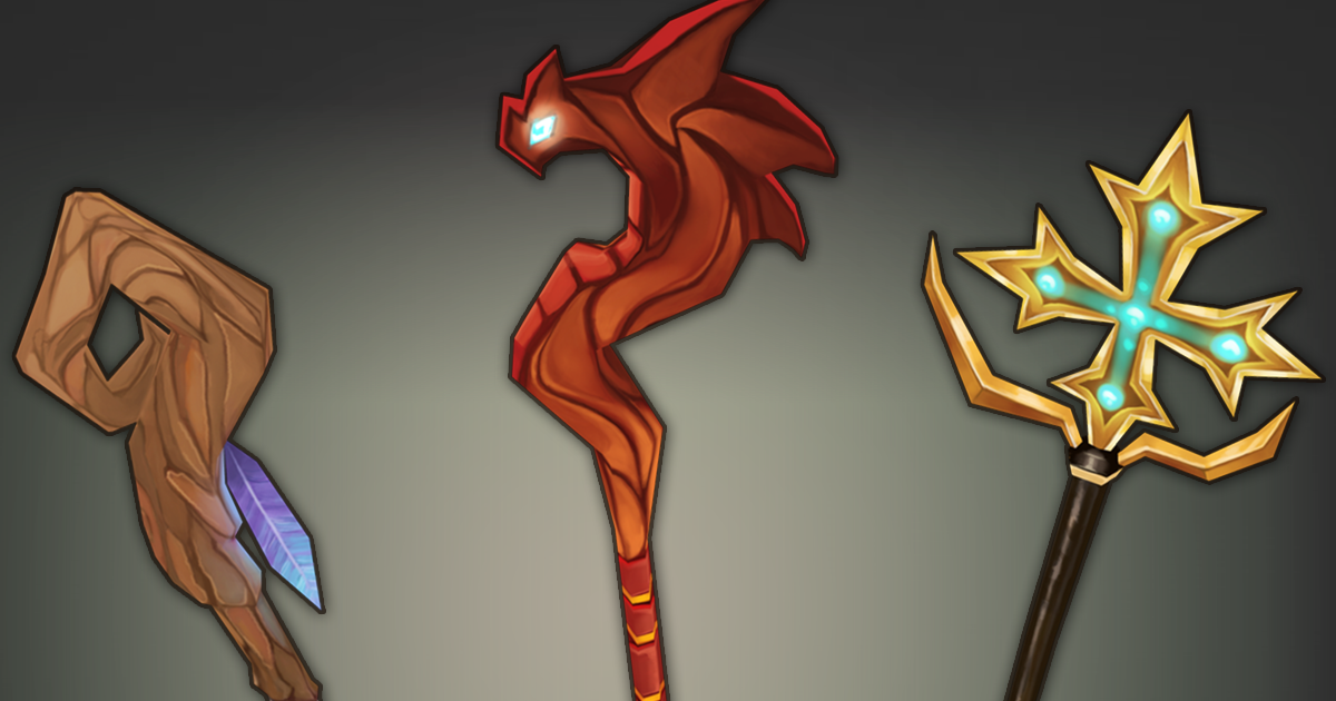 Stylized Fantasy Staffs | 3D 武器 | Unity Asset Store