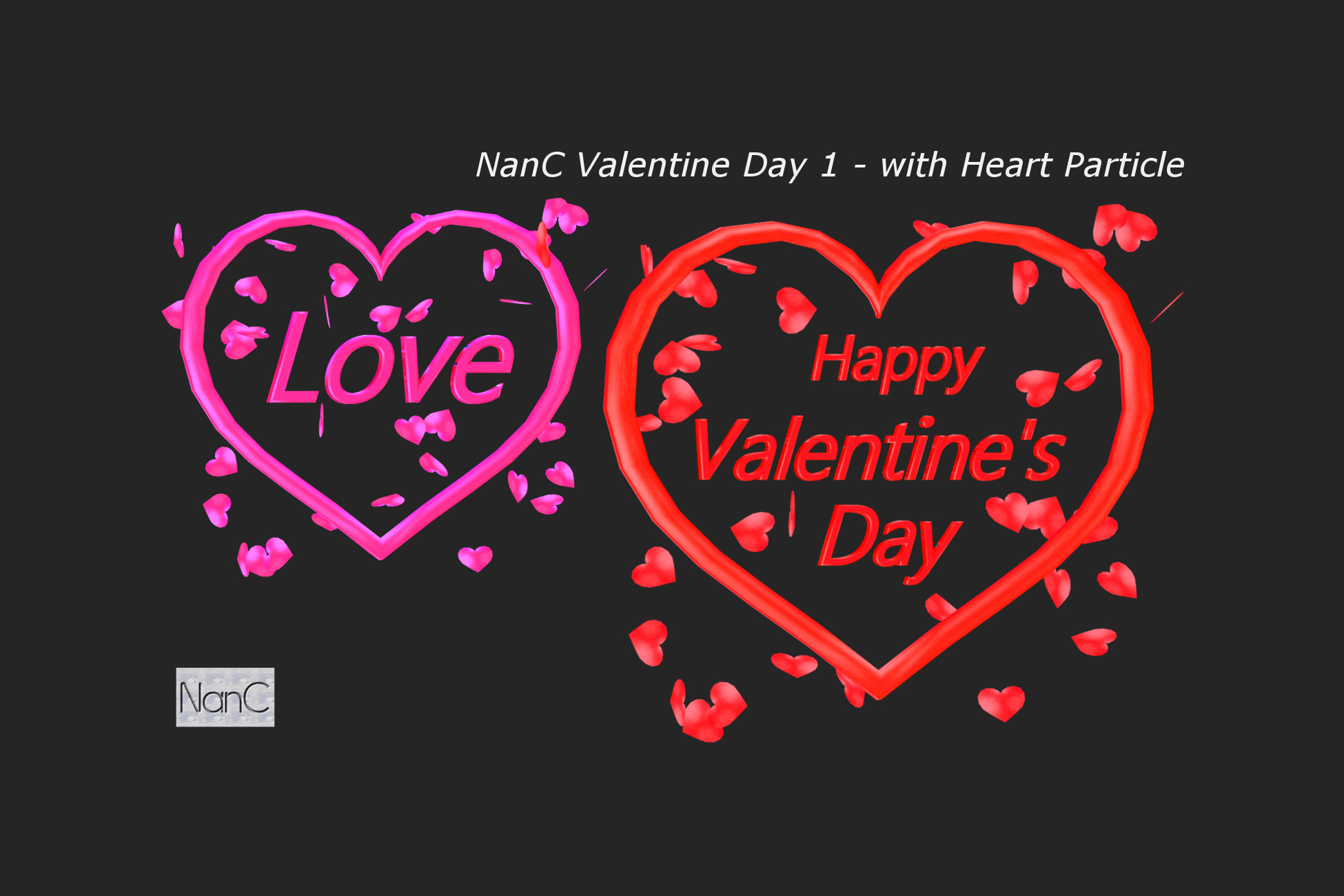 Valentine Day 1 - with Heart Particle | 3D Props | Unity Asset Store
