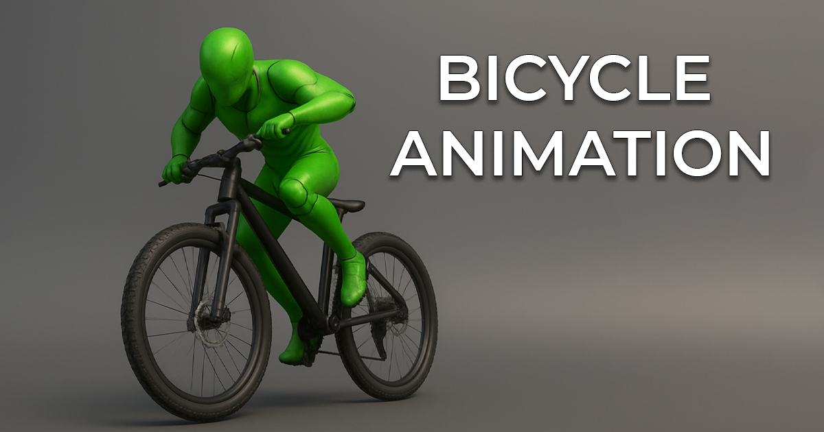 Bicycle Animation | 3D Animations | Unity Asset Store