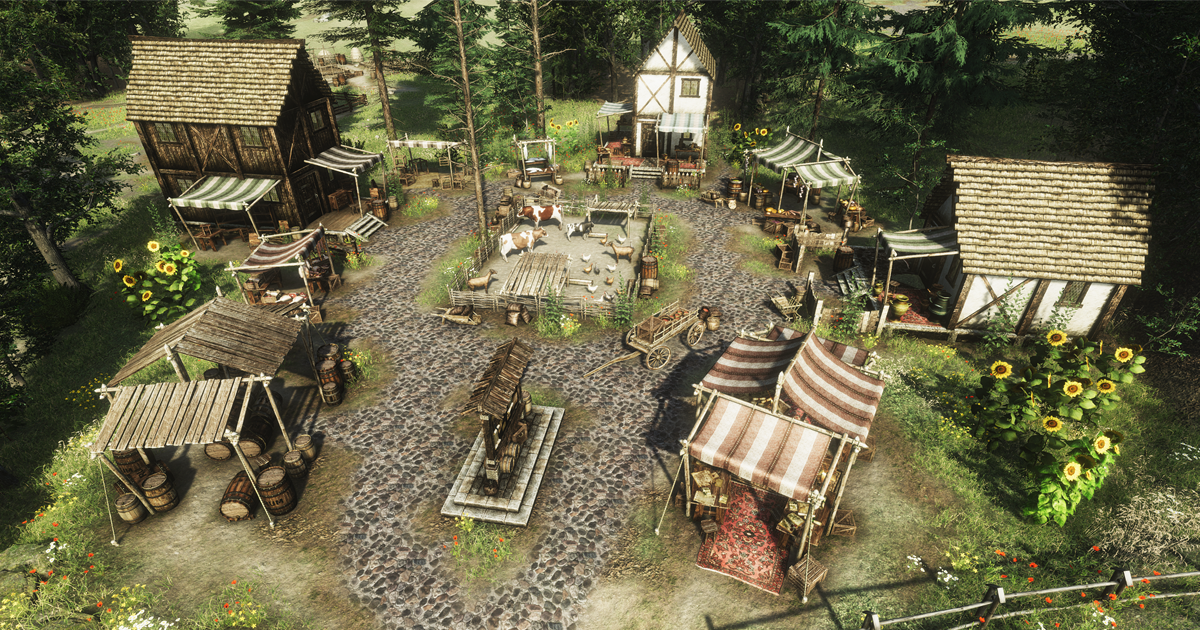 PB Medieval Markets | 3D Fantasy | Unity Asset Store