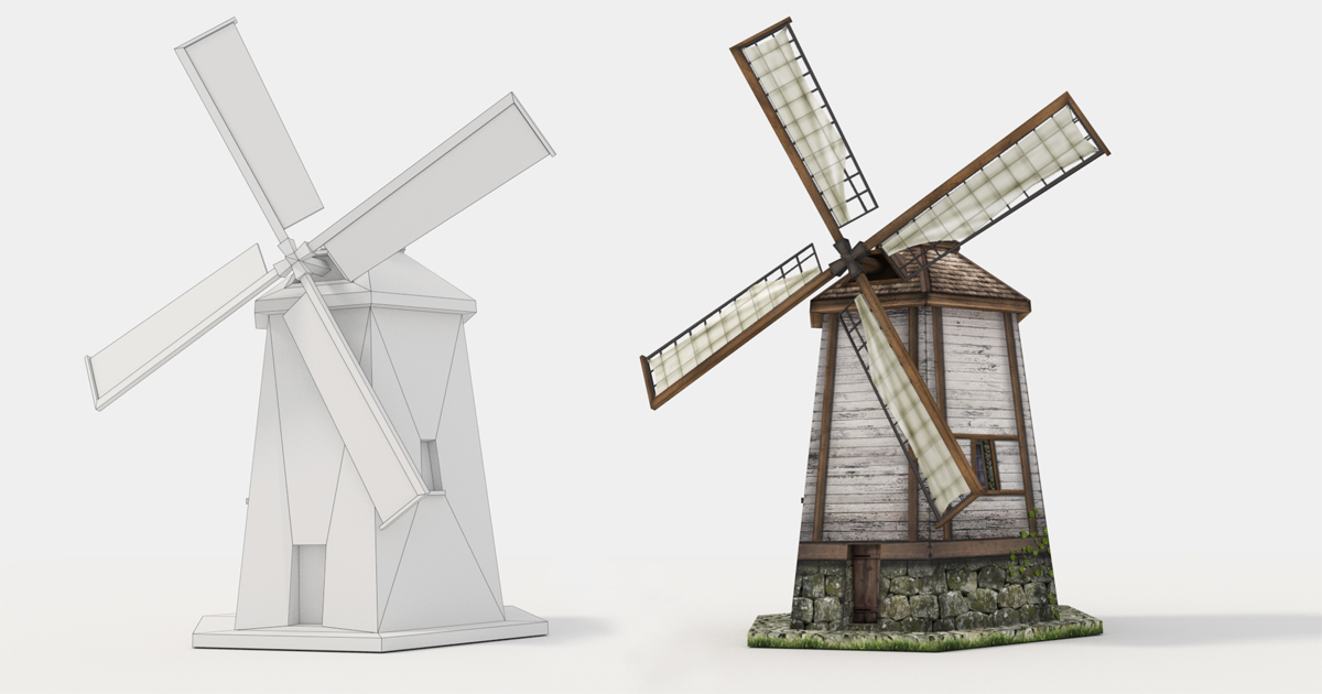 Fantasy Windmill | 3D 판타지 | Unity Asset Store