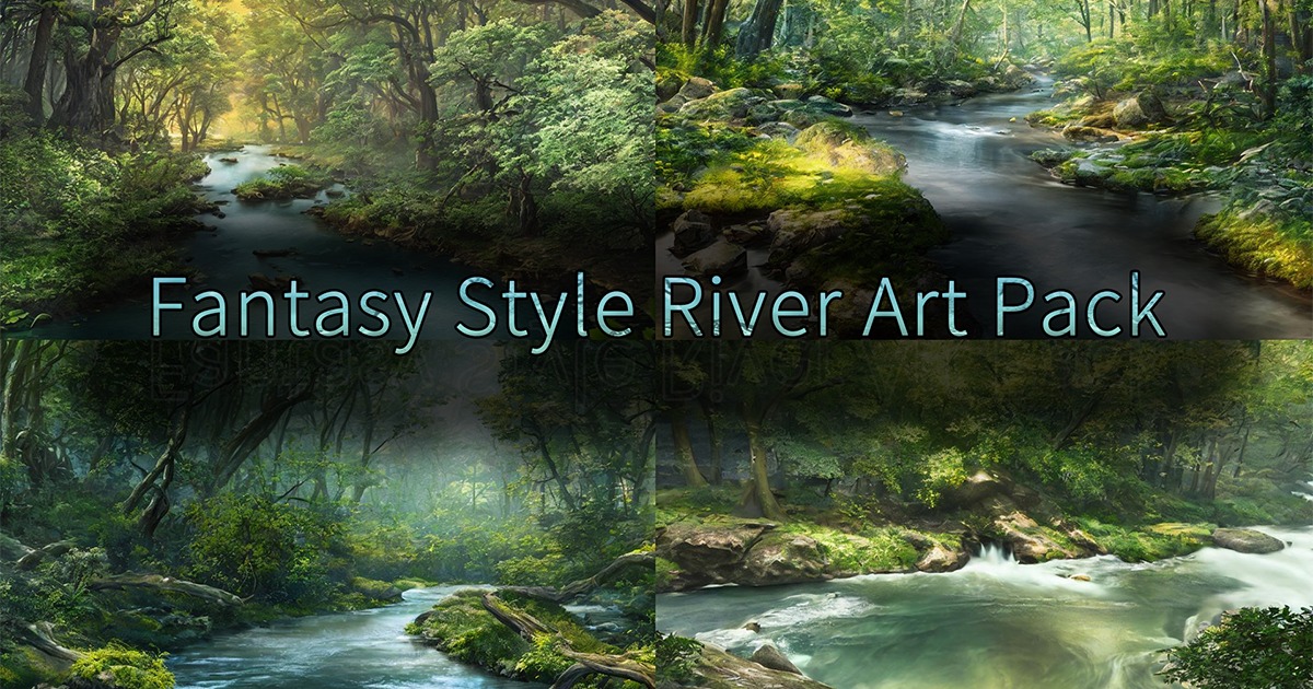 Fantasy Style River Art Pack | 2D Environments | Unity Asset Store