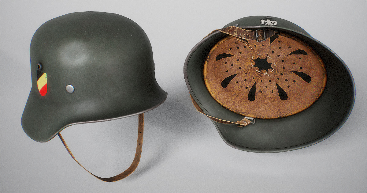 German helmet World War II | Props | Unity Asset Store