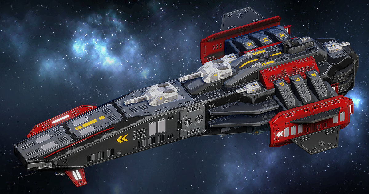 Spaceship Rackham Light Cruiser | 3D Space | Unity Asset Store
