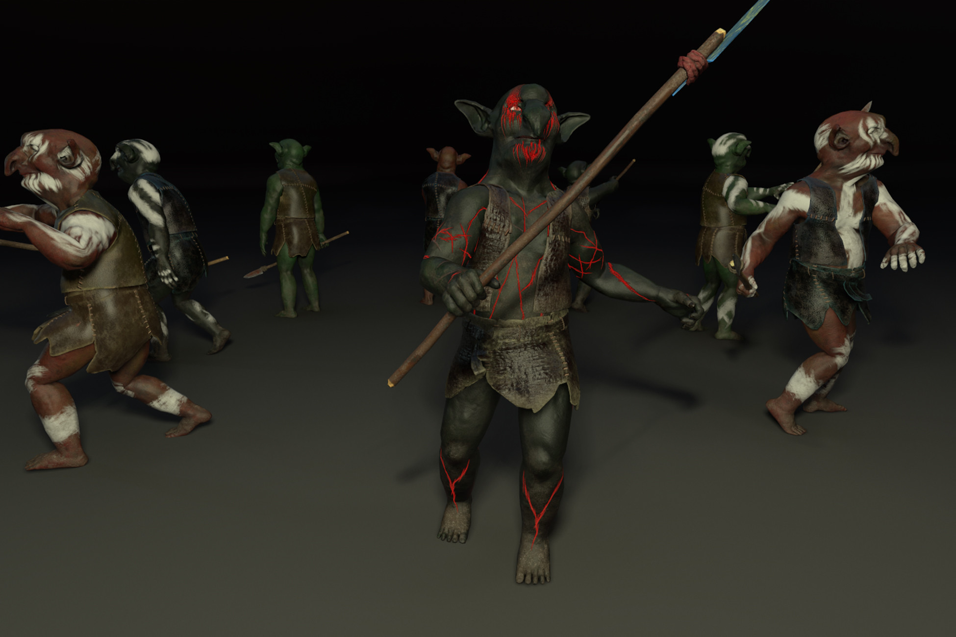 Goblin pikeman | 3D 캐릭터 | Unity Asset Store