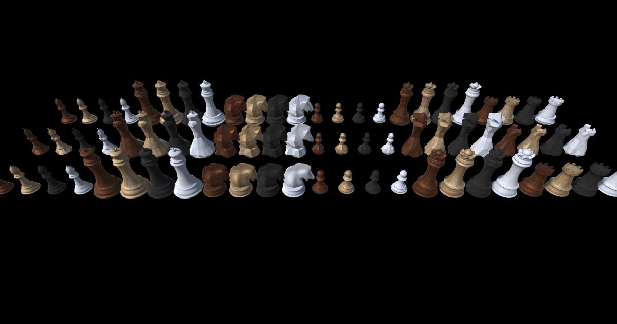 Chess MEGA-set | 3D Props | Unity Asset Store