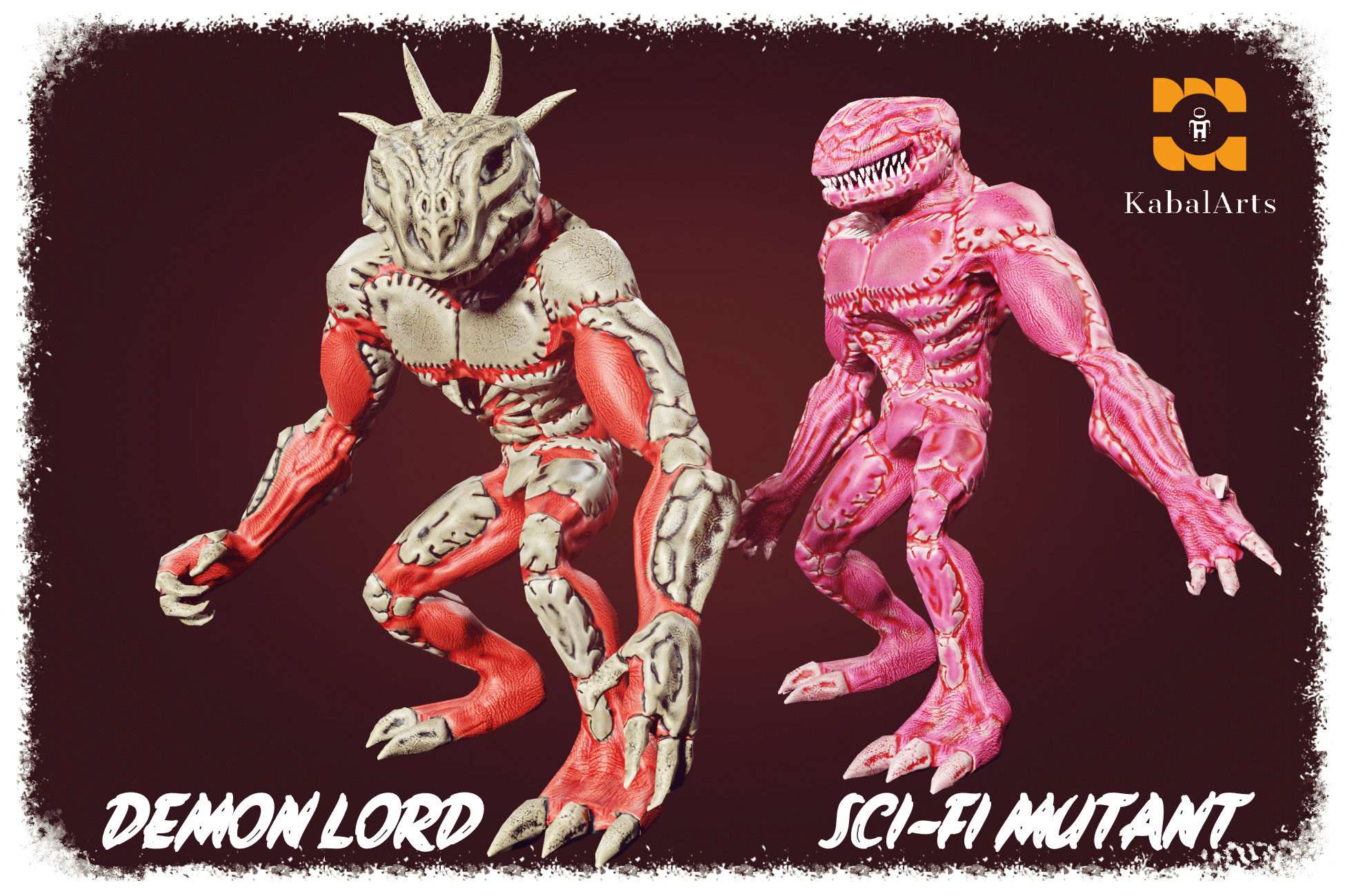 Demon Lord / Sci-Fi Mutant 3D Model & Animation | Characters | Unity ...