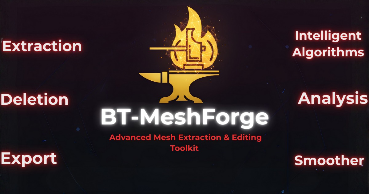 BT-MeshForge: Advanced Mesh Extraction & Editing Toolkit | Modeling | Unity Asset Store