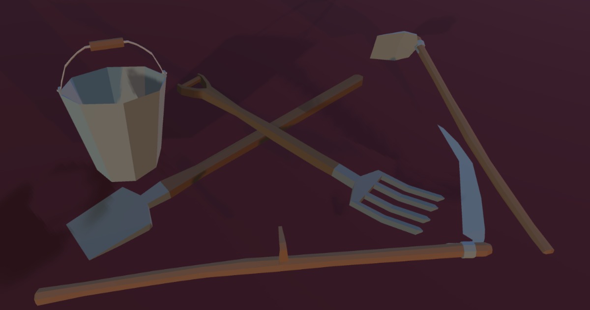 Tools LowPoly Lite | 3D Tools | Unity Asset Store