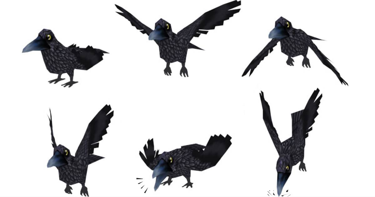 Crow Lowpoly | 3D Animals | Unity Asset Store