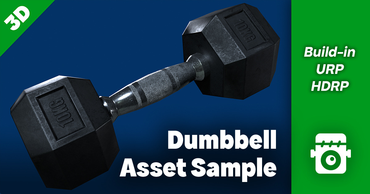 3D Dumbbell Free | 3D Props | Unity Asset Store