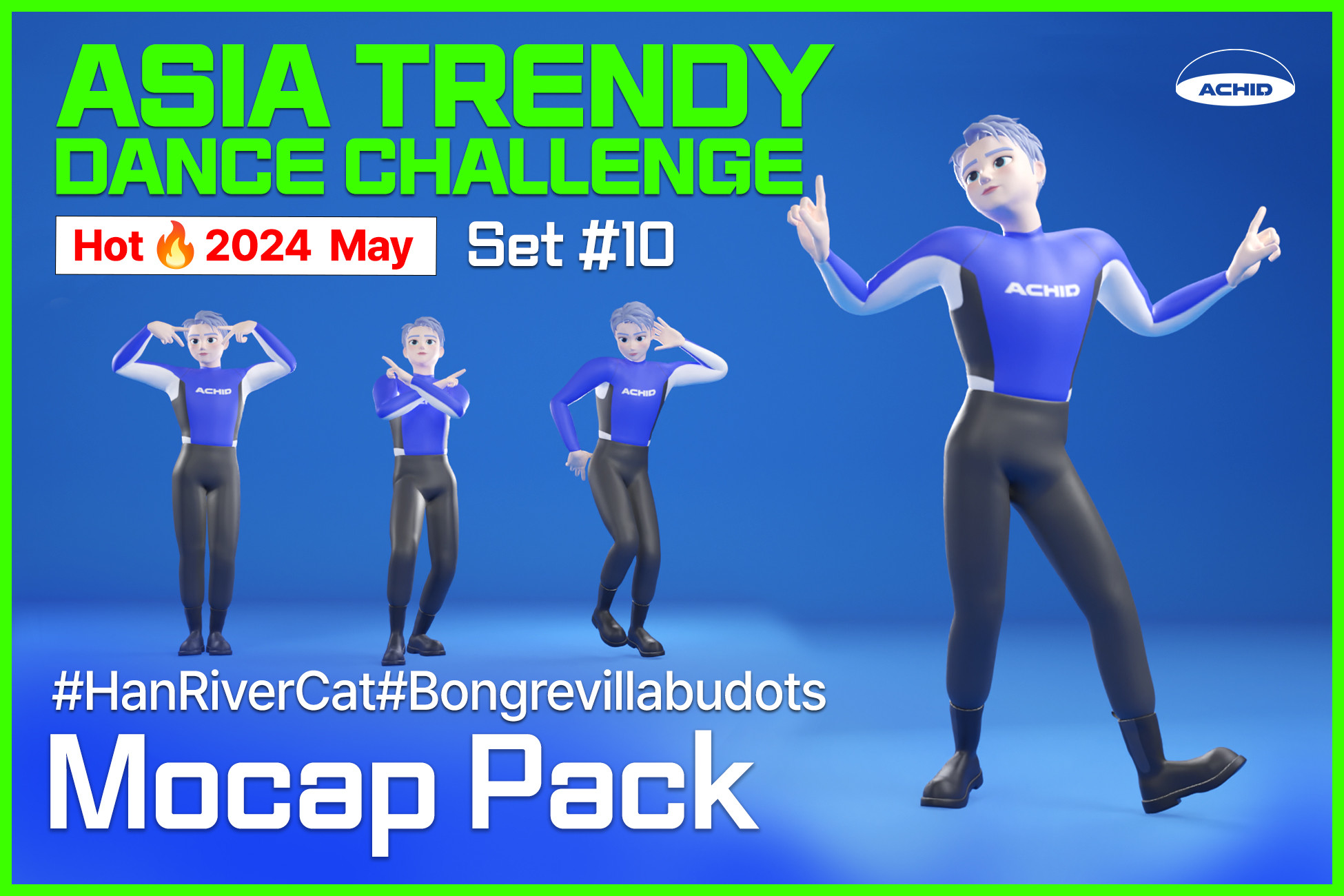 Asia Trendy Dance Challenge Mocap Pack #10 | 3D Animations | Unity ...