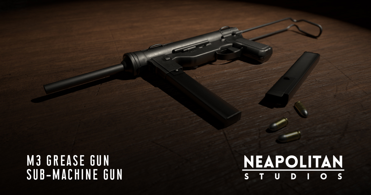 M3 Grease Gun Sub-Machine Gun (PBR) | 3D Guns | Unity Asset Store