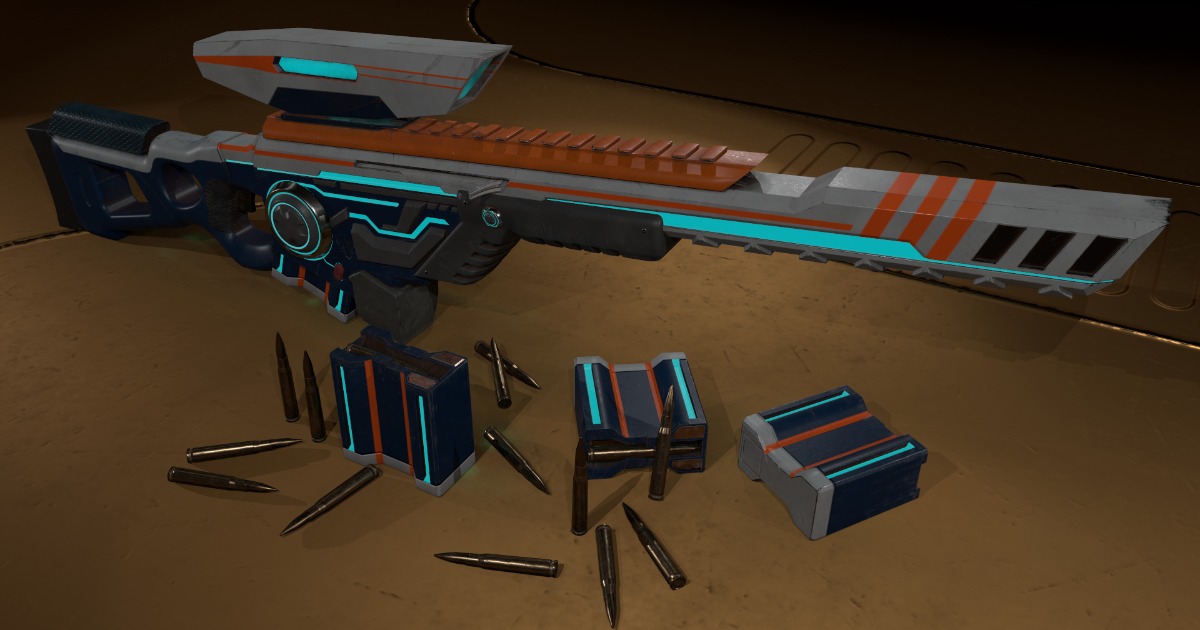 Sci-fi rifle package | 3D Weapons | Unity Asset Store