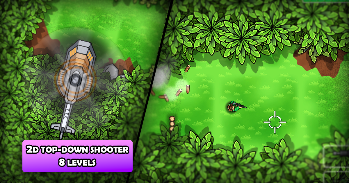 Shooter Commando 2D (Complete Game Template) | Packs | Unity Asset Store