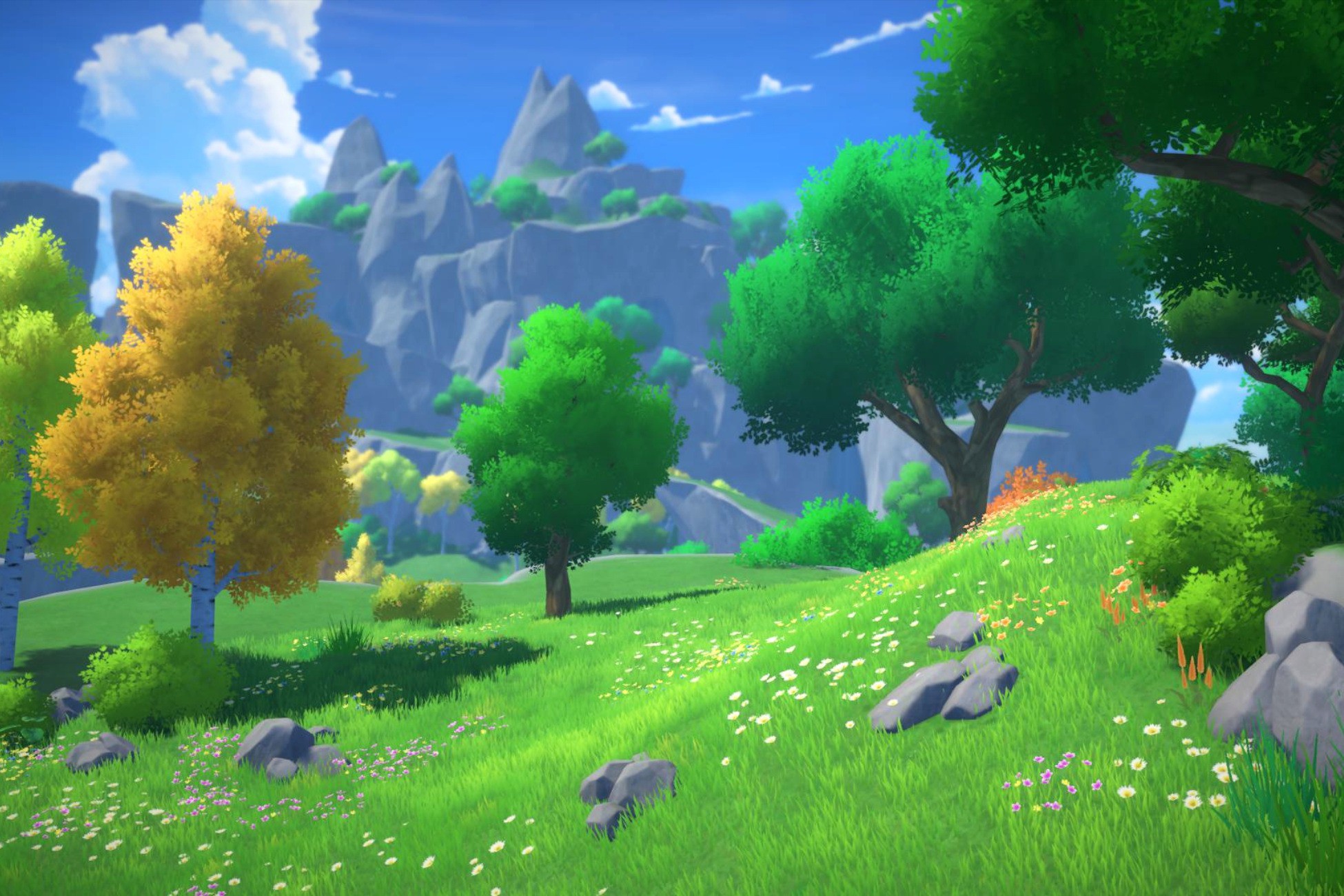 Stylized Trees | Oak Birch & Fir Forest | 3D Fantasy | Unity Asset Store