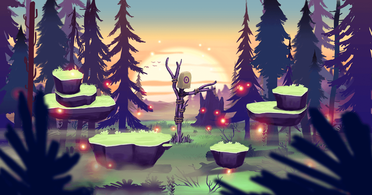 Purple Forest 2d | 2D Environments | Unity Asset Store