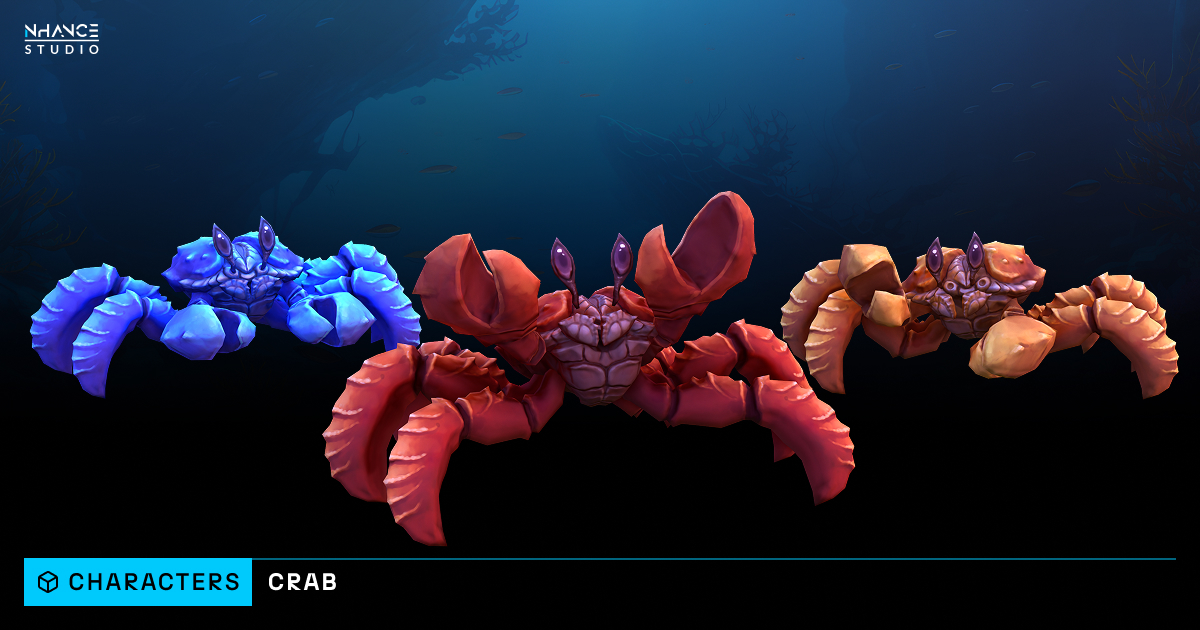 Stylized Small Crab | Characters | Unity Asset Store