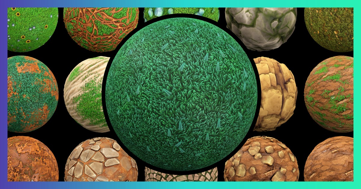 Stylized Forest Textures - RPG Environment | 2D Textures & Materials ...