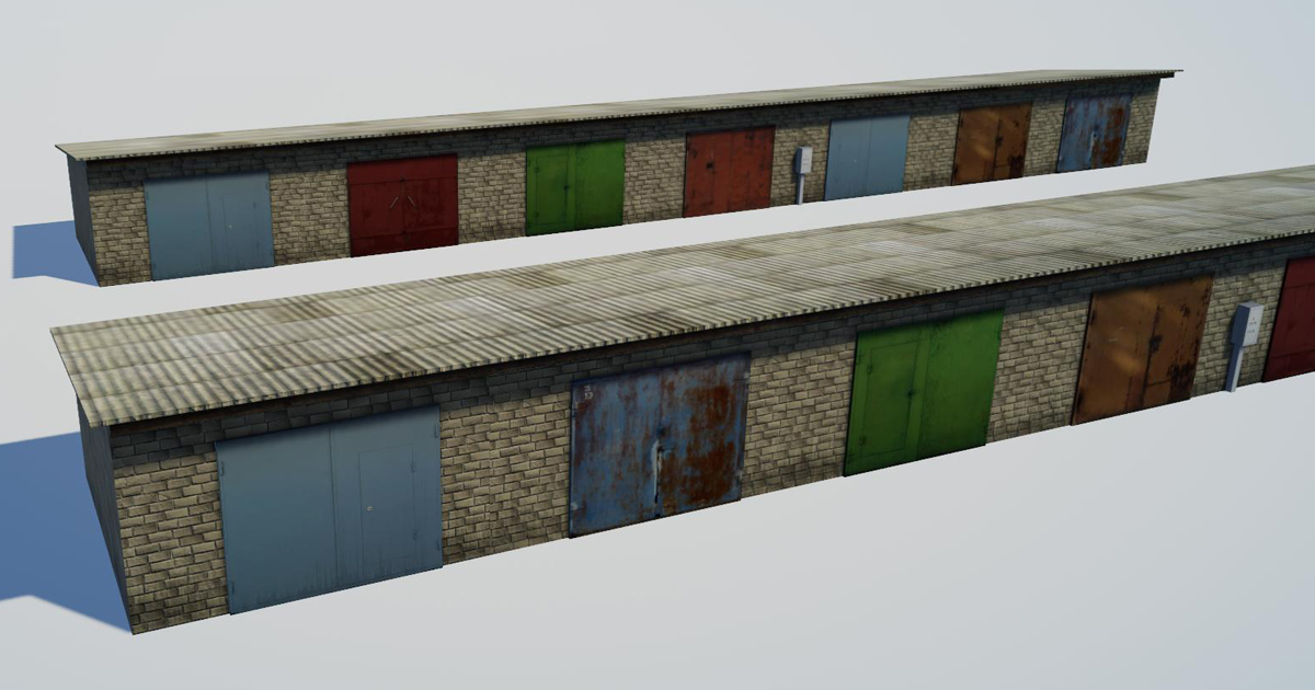 Garage Block | 3D Urban | Unity Asset Store