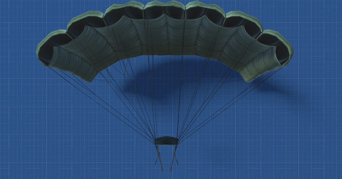 Military Parachute | 3D Air | Unity Asset Store
