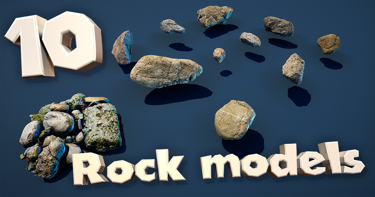Aliosa's Rocks & Stones collection Pack | 3D Landscapes | Unity Asset Store