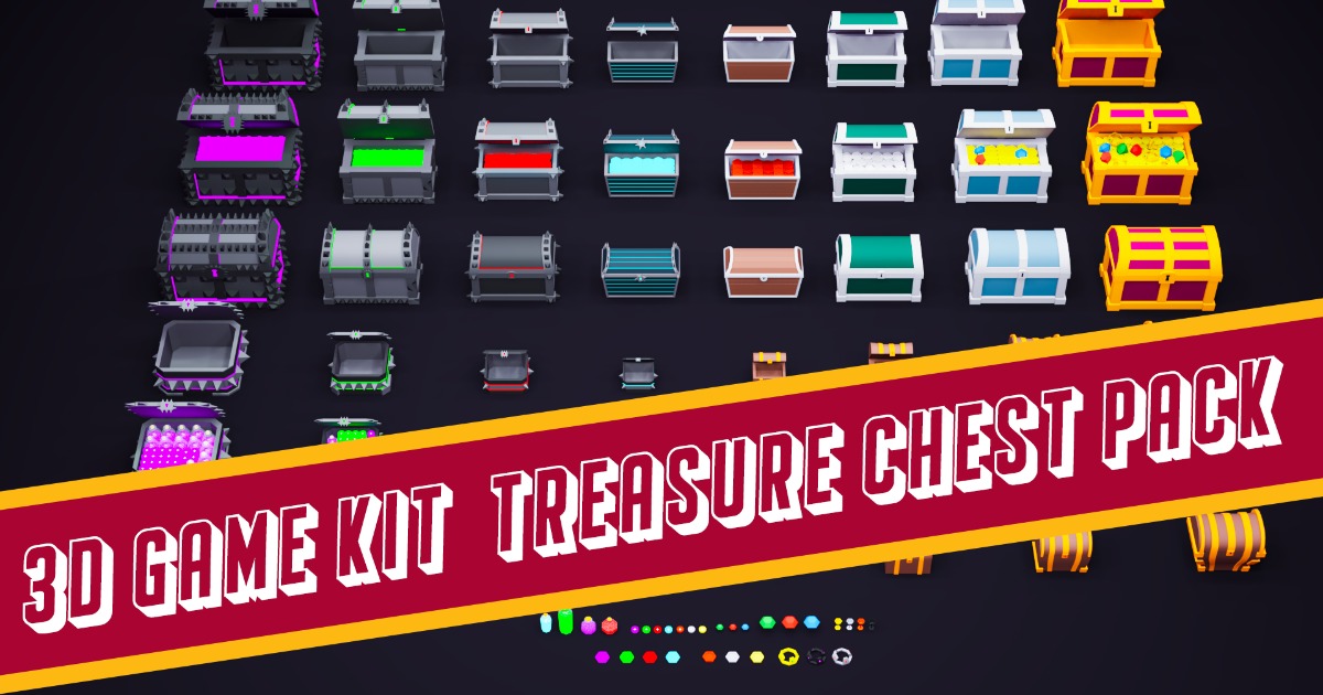 3D Game Kit-Treasure Chest Pack | 3D Interior | Unity Asset Store