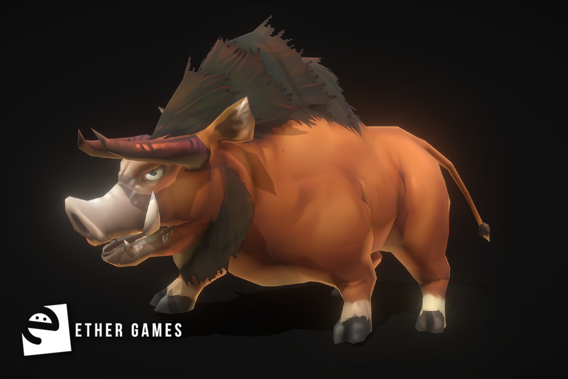 Fantasy Monsters: Wild Boar 1 | キャラクター | Unity Asset Store