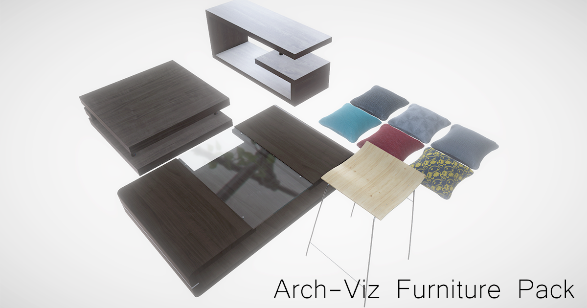Architectural Visualization Furniture Pack | 3D Furniture | Unity Asset ...