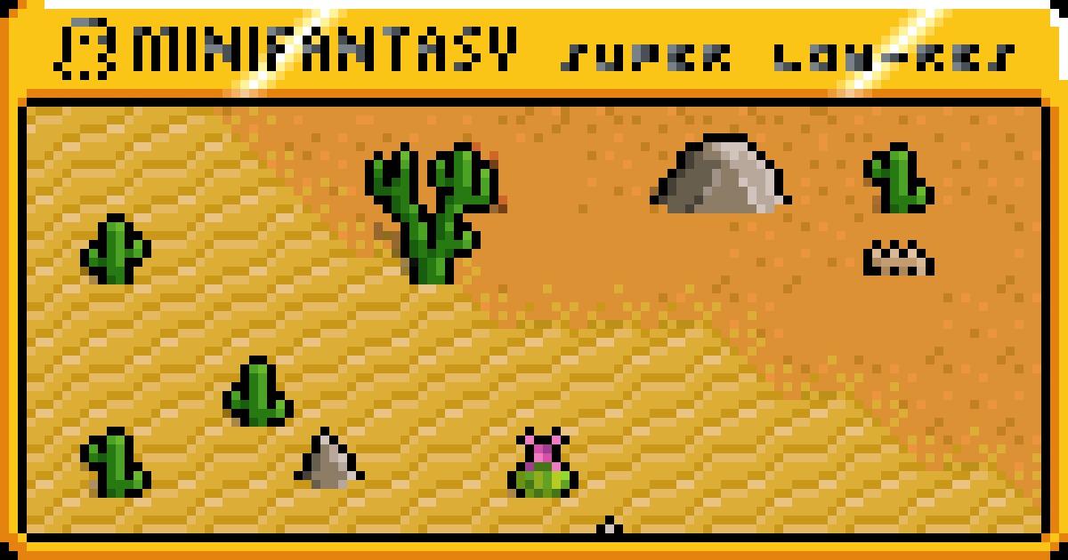 MINIFANTASY - Desolate Desert | 2D Environments | Unity Asset Store