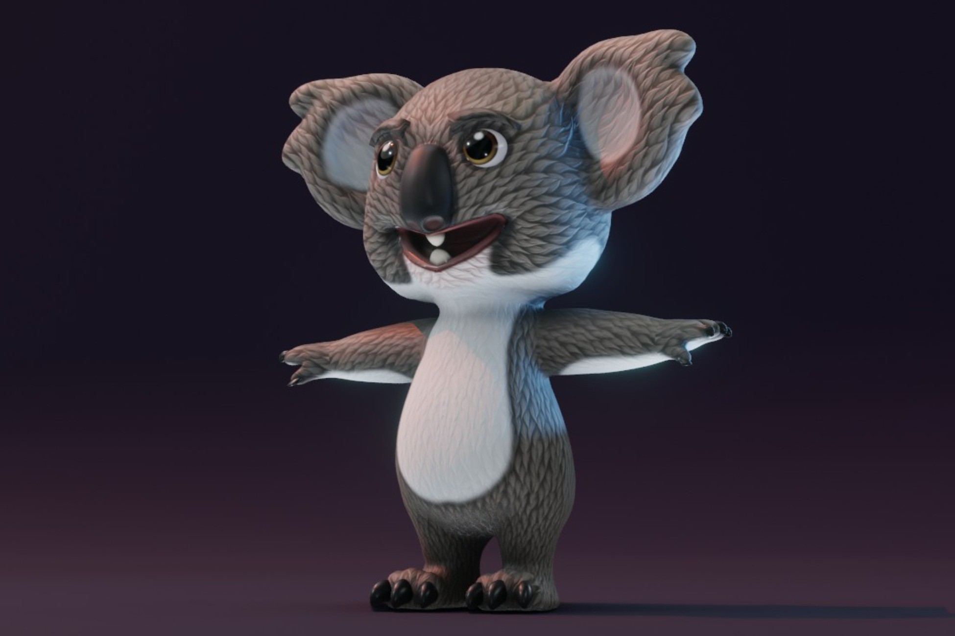 Cartoon Koala Rigged 3D Model | Characters | Unity Asset Store