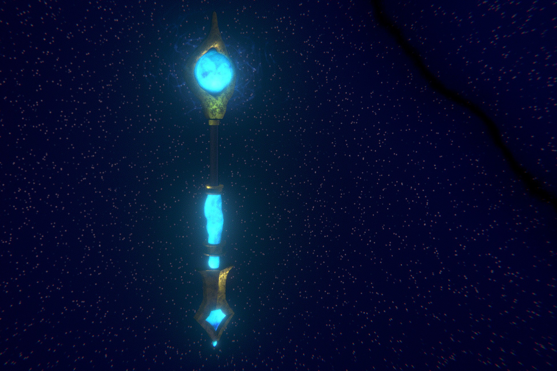 Water Sceptre | 3D Weapons | Unity Asset Store