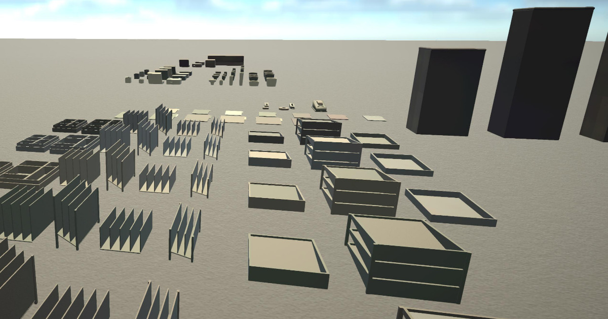 OWA Desk Props 01 | 3D Interior | Unity Asset Store