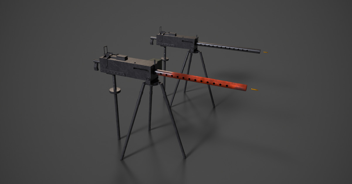 Machine Gun (PBR-HQ) | 3D Weapons | Unity Asset Store