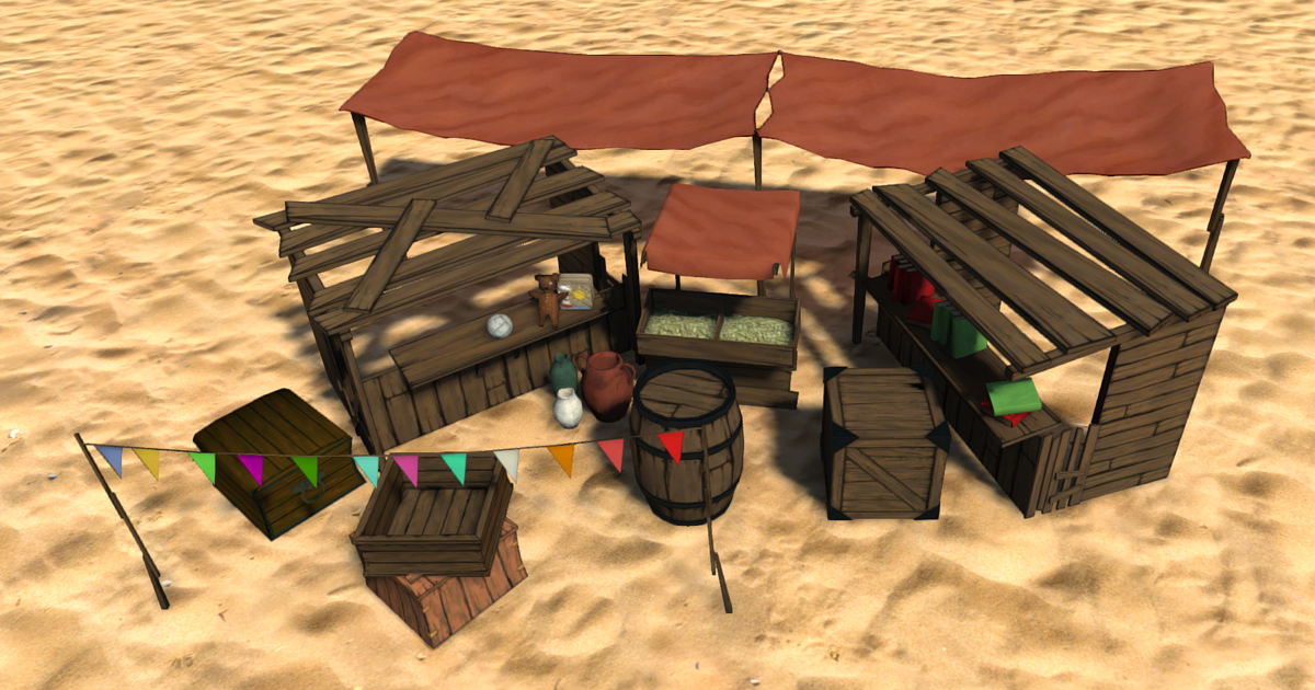 Marketplace Mobile Model Pack | 3D Environments | Unity Asset Store